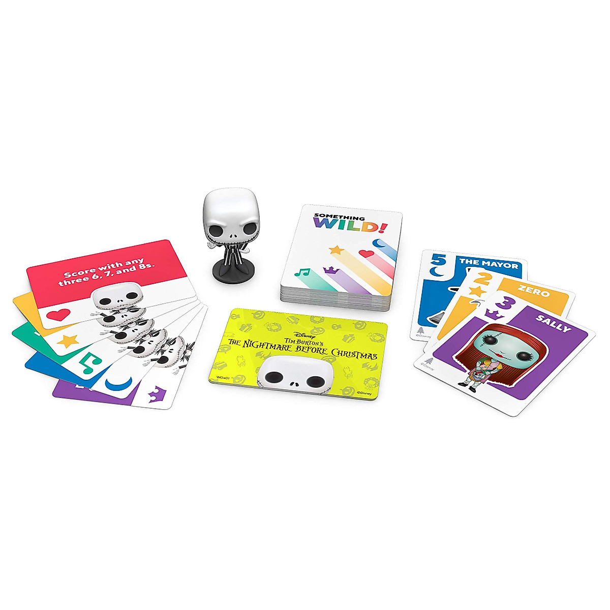 Funko Something Wild! Disney The Nightmare Before Christmas with Jack Skellington Pocket Pop! Card Game for 2-4 Players Ages 6 and Up
