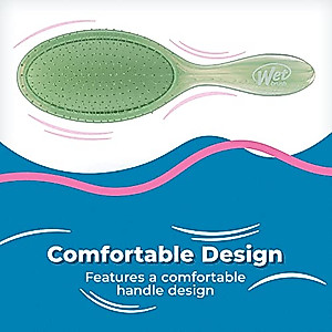 Wet Brush Original Detangling Brush - Natural Marble Jade - All Hair Types - Ultra-Soft IntelliFlex Detangler Bristles Glide Through Tangles with Ease - Pain-Free Comb for Men & Women