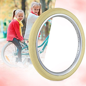 ZUKKA 20 Inch Bike tire 20 x 2.125 Folding Replacement Bike Tires for BMX, MTB Mountain Bike Child Kid Bike, Tricycle, Crusier Bicycle, Multi Colors