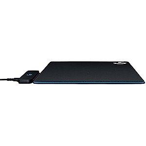 Logitech G Powerplay Wireless Charging System for G703, G903 Lightspeed Wireless Gaming Mice, Cloth or Hard Gaming Mouse Pad (Renewed)