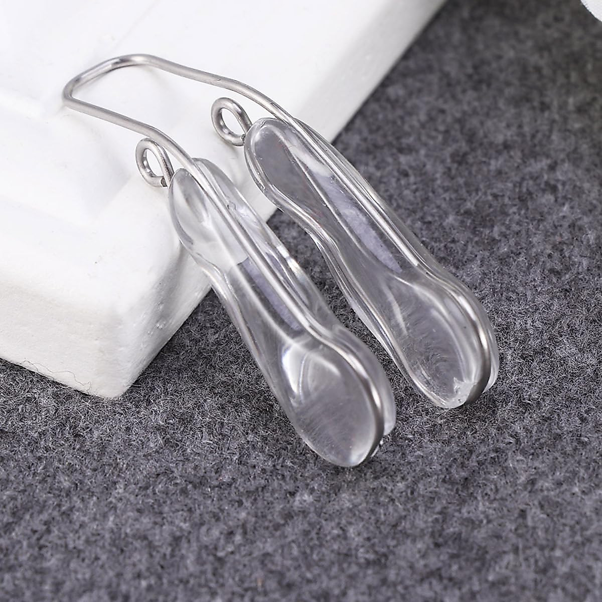 Lurrose Nose Shaper Lifter Clip Beauty Nose Up Lifting Silicone Rhinoplasty Nose Bridge Straightener Corrector Slimming Device for Women Ladies Transparent