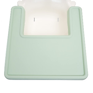 Silicone Full Cover Placemat for IKEA Antilop High Chair, BPA Free, Dishwasher Safe, ezpz Baby Led Weaning Plate, Baby Finger Food