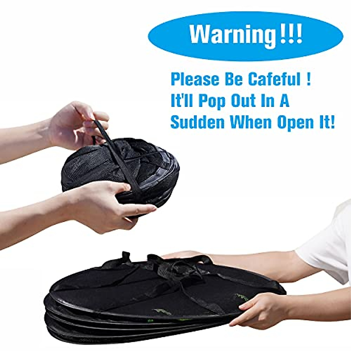 Herb Drying Rack Food Dehydrator Plant Hanging Mesh U Shape 2 Layers Collapsible Dry Net with Zipper, Pruning Scissors, Hook, Herb Rack for Drying Seeds, Herb, Vegs, Fruits, Bud, Plants(24"x15.6")