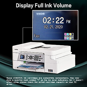 Kingjet Compatible Ink Cartridge Replacement for Brother LC 3037 XXL LC3039 (BK/C/M/Y) use for MFC-J5845DW MFC-J5945DW MFC-J6545DW MFC-J6945DW Inkjet Printers for Brother LC 3037XXL LC3037