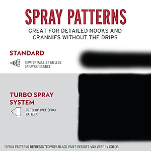 Rust-Oleum 334128 Stops Rust Turbo Spray Paint, 24 oz, Gloss Black