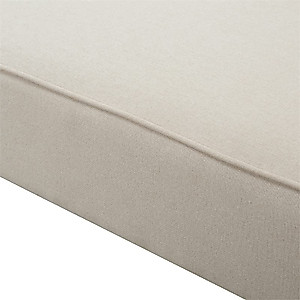 Jennifer Taylor Home Becca Channeled Tufted Settee, Sky Neutral