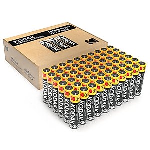 KODAK AAA Batteries 60 Pack - with 10 Years Shelf Life Long Lasting Alkaline Batteries AAA Size Pack, 1.5V Mignon LR03 MN1500 AM3 Triple A Batteries, Leak Proof AAA Battery Pack…