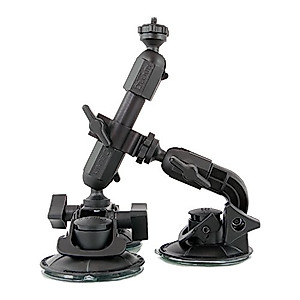 Delkin Devices Fat Gecko Triple Suction Camera Mount (DDMNT) , Black