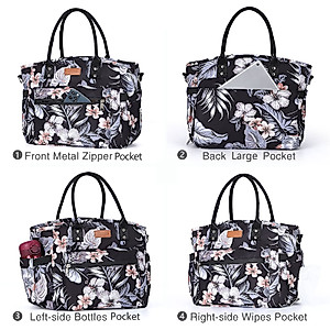 Insulated Lunch Bag for Women/Men,LeakProof Adult Lunch Box,Large Lunch Tote Bag with Removable Shoulder Strap,Portable Reusable Lunch Cooler Bag for Office Work Picnic Beach