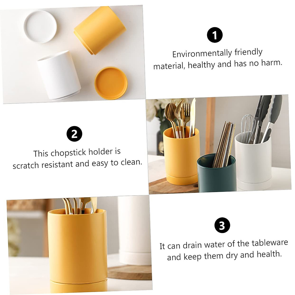 Hemoton 1 Set Chopstick Holder Kitchen Organizer Kitchen Tool Countertop Organizer Utensil Holder