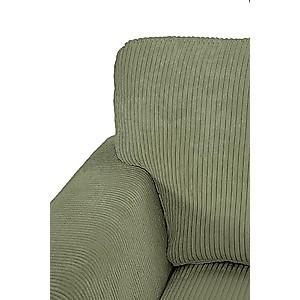 Legend Vansen 7PCS Corduroy Flexible Combination Sofa Sectional, Olive