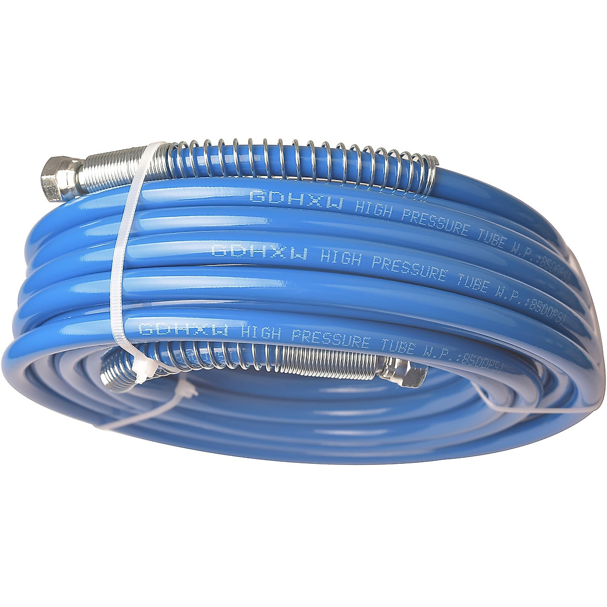 GDHXW 50FT Airless Paint Spray Hose Double Layer Braided Wire Upgraded 8500 PSI High Pressure Flexible Nylon Tube Universal Paint Sprayer 1/4 inch
