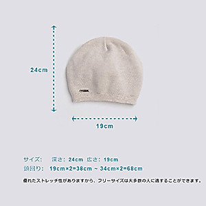 Pilipala Women Oversized Slouchy Beanie Bobble Hat with Fur Pompom VC17601 Beige Gray Pompom