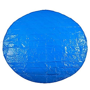 Garden Supplies Round Shape PE Waterproof Rain Dust Proof Swimming Pool Cover Protective Cloth Accessories(RvSky)