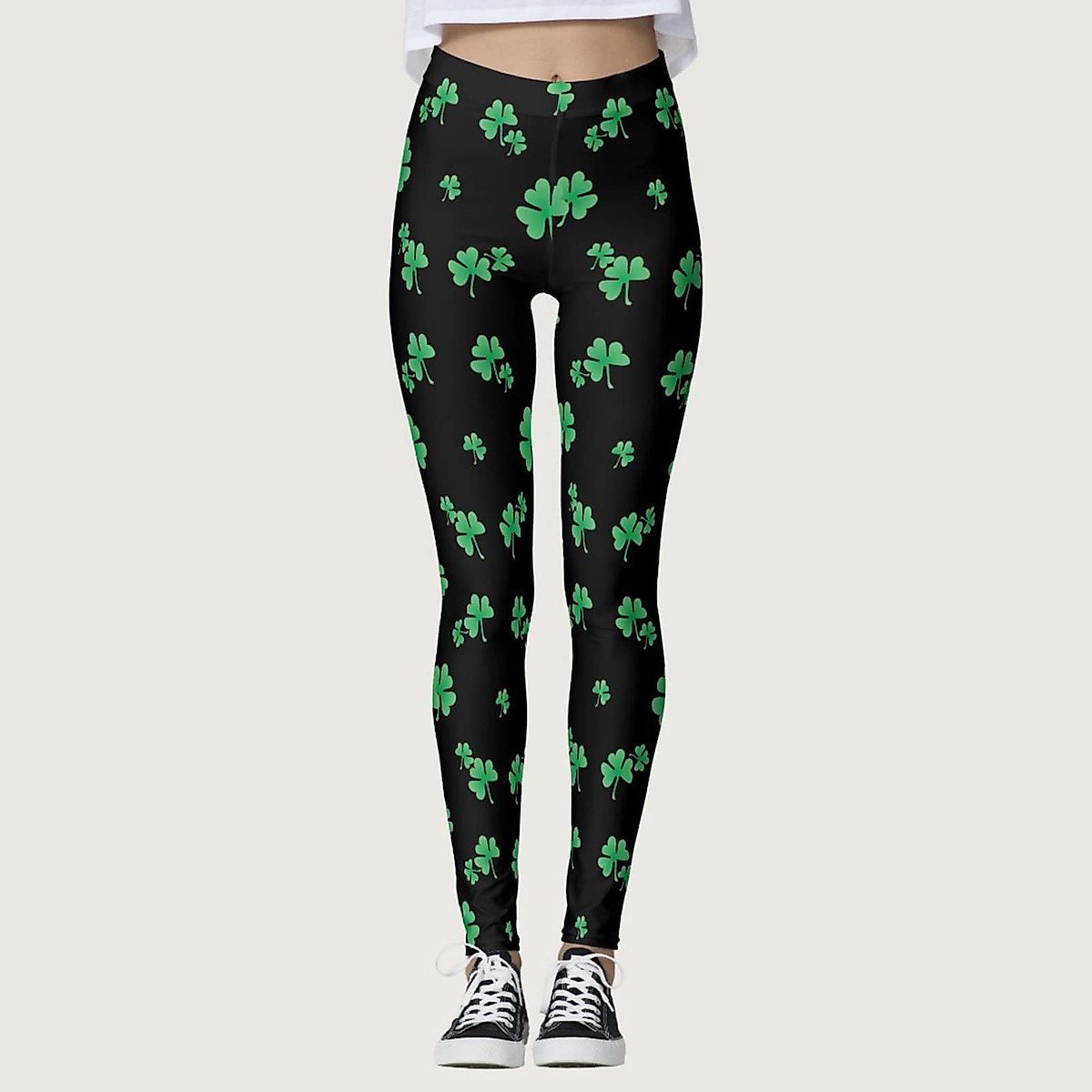 St Patricks Day Leggings for Women Plus Size Blessed and Lucky High Waist Running Pants Comfort Butt Lift Yoga Pants for Women,Compression Leggings,Yoga Leggings for Women C