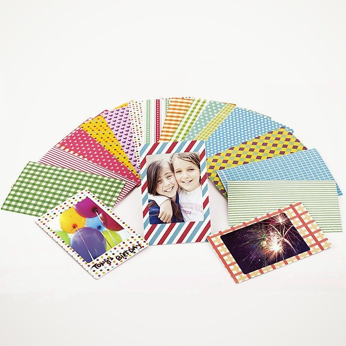 Fuji Instax Mini Instant Film 40 Shots with Bonus 20 Decorative Skin Stick-on Stickers for Fuji Instax Mini 8 and SP-1