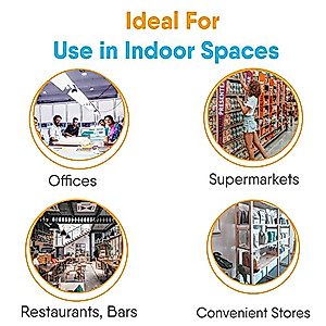 Gardner ATMX - 30, Portable Insect Control, 360 Degree, Two 15 Watt - UV Insect Lamps , Made in USA, White - Aluminum