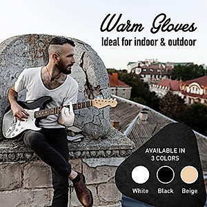 MUSICIANS PRACTICE GLOVE - 1 Glove - Finger & Hand issues (Medium, Black)