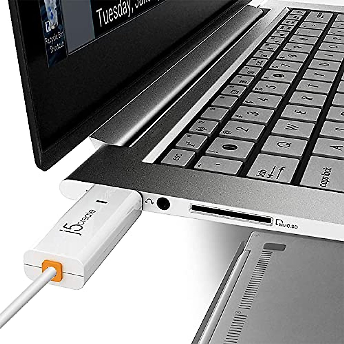 j5create JUC400 Data, Keyboard, and Mouse Sharing/Transfer USB Cable Transfer Data Between Mac and Windows [Wormhole Switch]