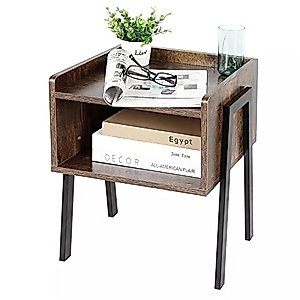 HIGOH Bedside Table Wooden Bedside Table Dresser Bedside Table Bedroom Furniture Accessories Bedside Table Bedside Table