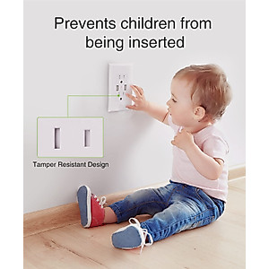 GHome Smart WO2-1 Smart Wall Outlet, White