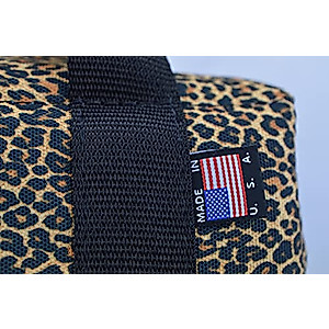 AO Coolers Leopard Print Cooler with Pink Trim, High-Density Insulation, 24-Can, Made in USA