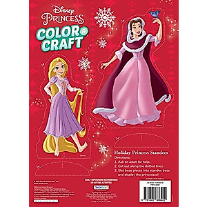 Disney Princess: Tis the Season to Sparkle: Color & Craft with 4 Big Crayons and Stickers