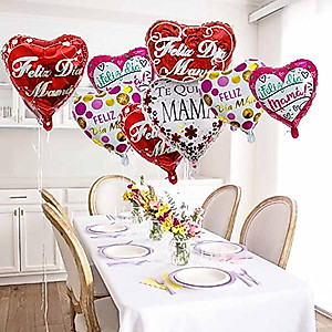 Happy Mother's Day Foil Balloons Party Decoration - Mothers Day Balloon Best Mom Ever Foil Balloon Mom Day Birthday Party Decoration Supplies