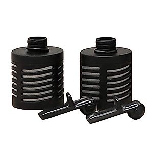 Bottle Filters and Spouts 13503 - Filtration System Replacements for Sports Water Bottle - Safe Drinking Water - Home or Outdoor Activities - 2 Pairs