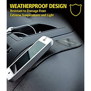 STANLEY S4006 4.5" x 6.5" Extra-Strong Anti-Slip Grip Dashboard Gel Pad for Cell-Phone, Tablet, GPS, Keys or Sunglasses