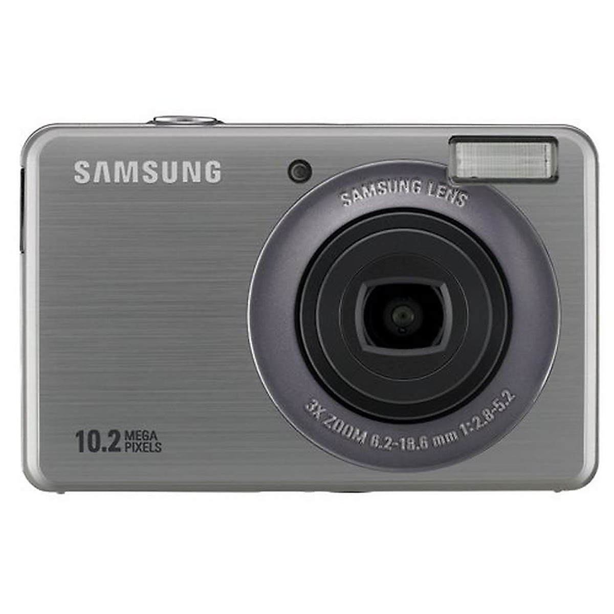 Samsung SL202 10MP Digital Camera with 3x Optical Zoom and 2.7 inch LCD (Silver)