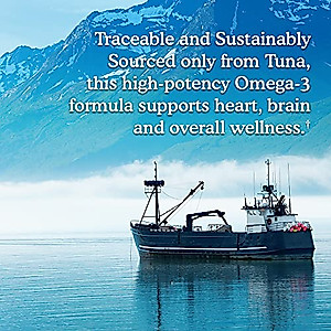 Garden of Life Dr. Formulated Once Daily 1000mg DHA Fish Oil + DPA in Triglyceride Form Softgels, Single Source Omega 3 Supplement for Ultimate Eye, Brain & Heart Health, Lemon, 30 Count