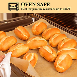 DISSKNIC 200PCS Unbleached Parchment Paper for Air Fryer Liners,9x13 Inch Precut Parchment Paper for Baking Sheet,Best Baking Supplies Baking Paper for Toaster Oven,Cookie sheet,Baking pan,Bread pan