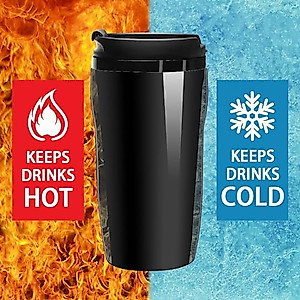 Usa Flag Ea-gle Golf Travel Coffee Mug Reusable Coffee Cup Tumbler with Lid for Outdoor 250ml