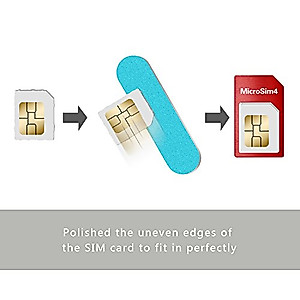 Helect SIM Card Adapter, 5-in-1 Nano & Micro SIM Card Adapter Kit Converter with Polish Chip and Eject Needle - H1050