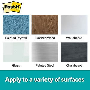 Post-it Flex Write Surface, Permanent Marker Wipes Away with Water, 50ft x 4ft, White Dry Erase Whiteboard Film (FWS50X4)