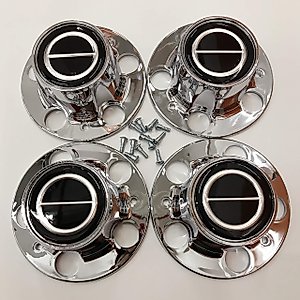 4PCS Replacement for Ranger Bronco II Explore Chrome Wheel Center Cap Hub Caps