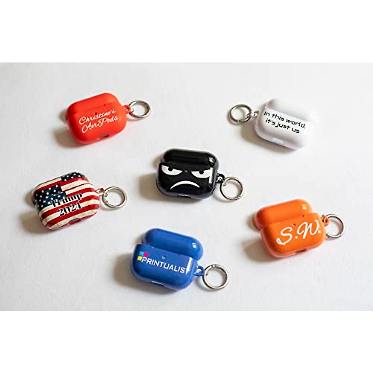 Custom Song AirPods Pro Case with Your Text - Best Personalized AirPods Case with Keychain Choose Your Favorite Song Add Music Artist for Men or Women