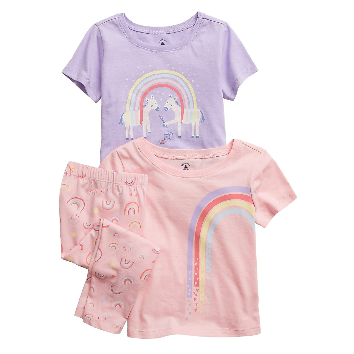 GAP Baby Girls Outfit Set Rainbow 2YRS
