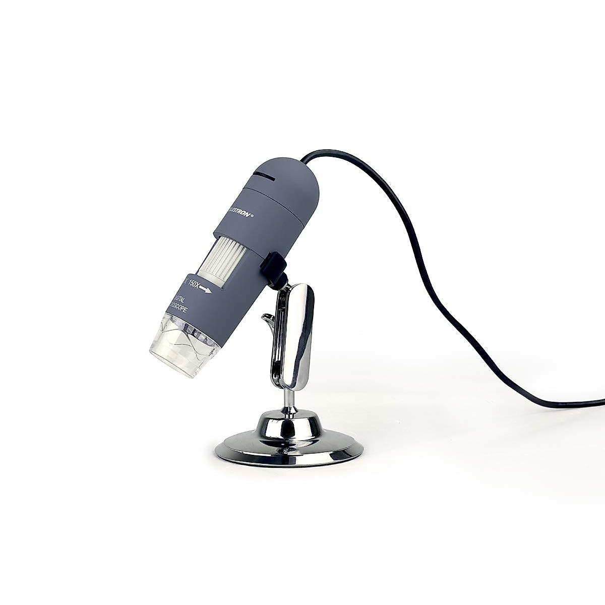 Celestron Deluxe Handheld Digital Microscope, Capture Your Discoveries, (44302-C), Grey