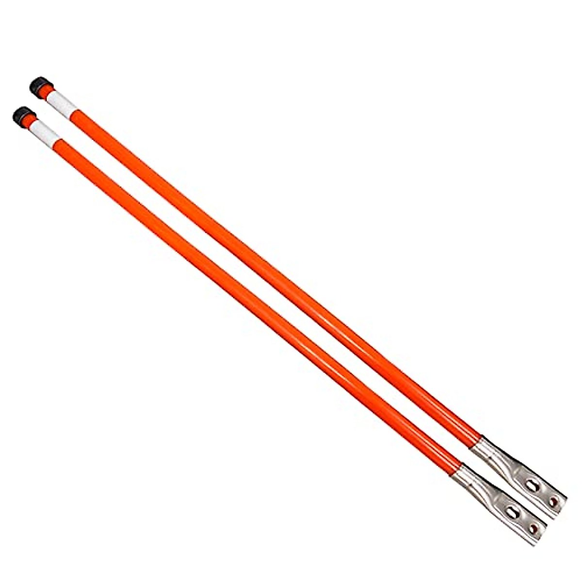SEASAIL Bold 28'' Snow Plow Blade Marker Guide Kit High Visibility Orange with Stainless Steel Joint Compatible with Most Snow Plow Not Easy to Break and Rust Low Temperature Resistance