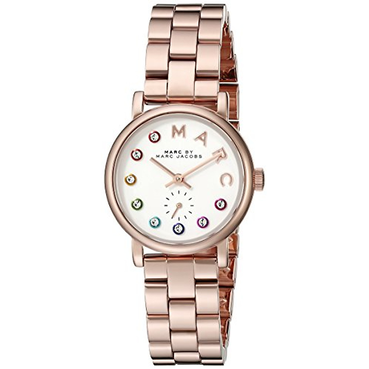 Marc by Marc Jacobs Women's MBM3443 Baker Analog Display Rose Gold-Tone Watch