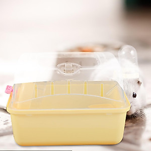 Box Hamster Cage Guinea Pig Case Hamster Carrying Case Hamster Container Cage for Hamster Small Pets Carrying Cage Hamster Carry Case Guinea Pigs Cages Pet Cage for Outdoor