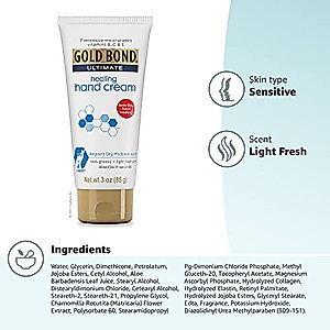 Gold Bond Ultimate Healing Hand Cream, 3 oz., Lasts Through Handwashing
