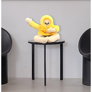 Kahopy Plush Toy Stuffed Doll with Magnet Pose Changeable Funny Doll Man Decompression Toy Birthday Party Festivals Gifts (7.5 in)