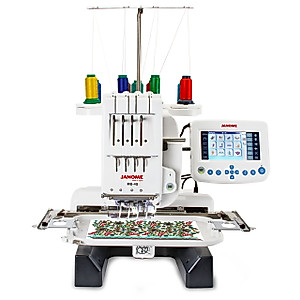 Janome MB-4S Four Needle Embroidery Machine with Accessories