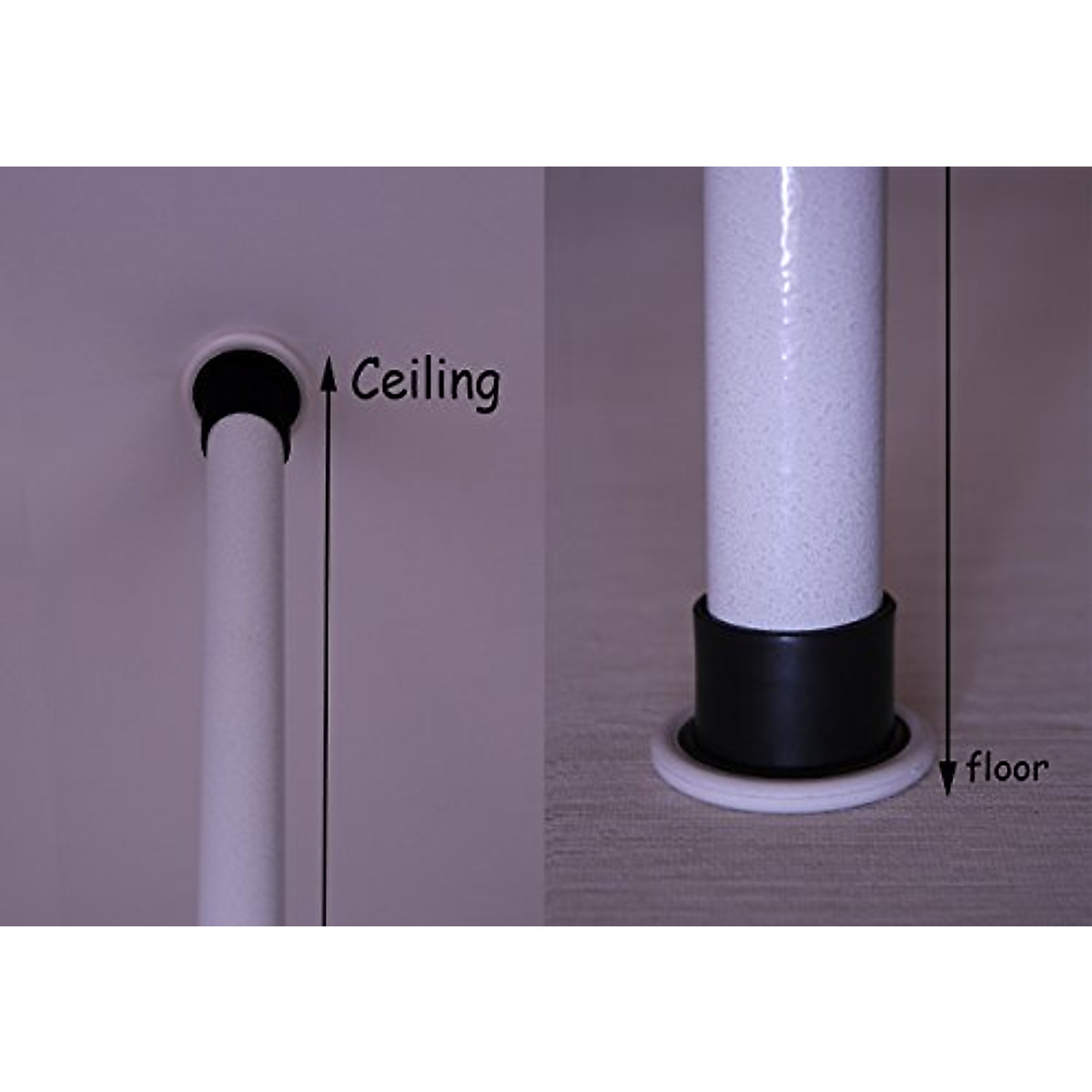 Flesser Garment Clothes Rack Free Combination Clothes Organizer Storage Shelf Closet Solution for Basement,Apartment, Bedroom,NO Drilling Request