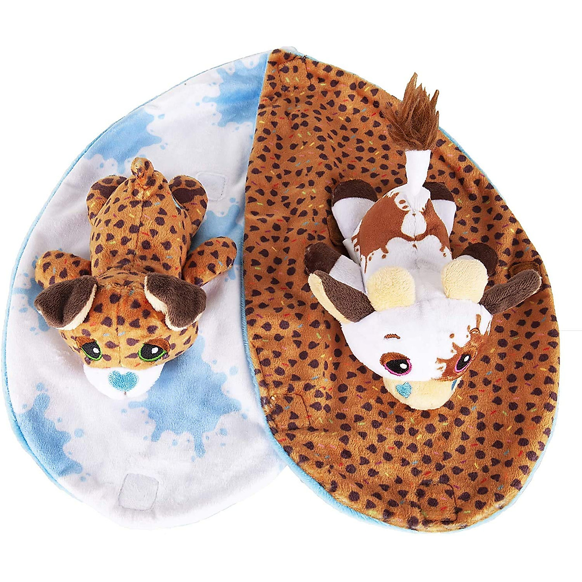 Cutetitos Taste Budditos Milk & Cookies - 2 Collectible Plush Mini Animals - Ages 3+ - Series 1 - Great Gift for Girls and Boys