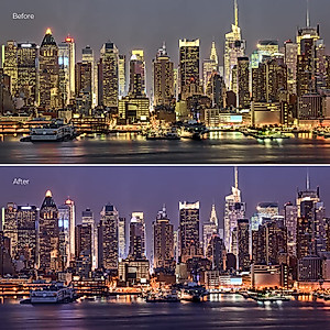 K&F Concept 82mm Clear-Natural Night Filter Light Pollution Reduction Filter for Night Sky/Star (Nano-X Series)