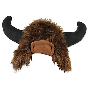 Plush Buffalo Hat
